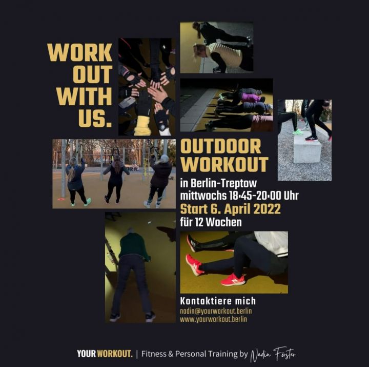 OUTDOOR WORKOUT IN BERLIN TREPTOW - START 6. APRIL 2022 | yourworkout ...